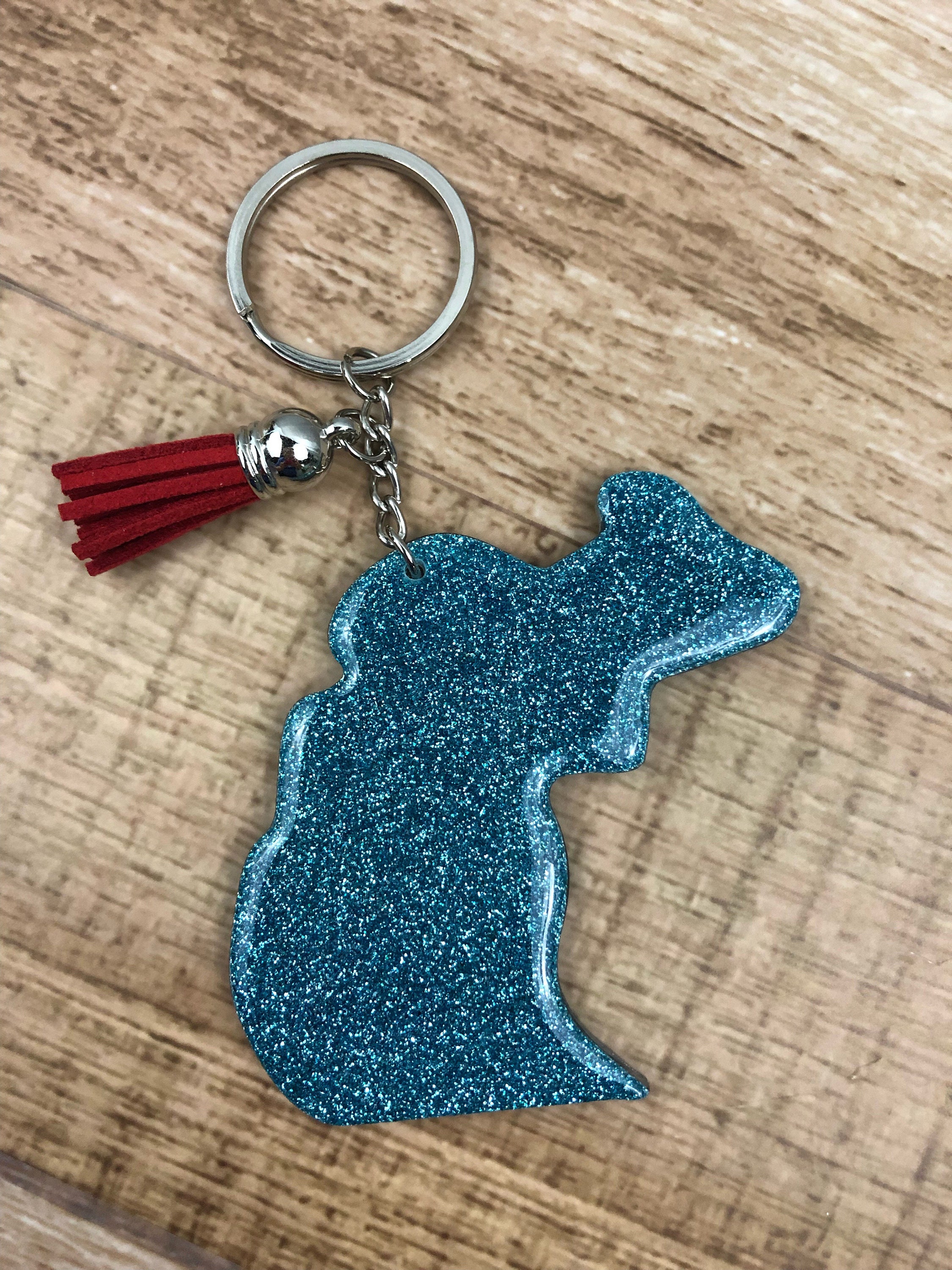 Michigan Keychain Mitten Home State UP Lower Peninsula Great | Etsy