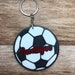 Glitter Sports Keychain Circle Ball Key Chain Gift Team Logo - Etsy
