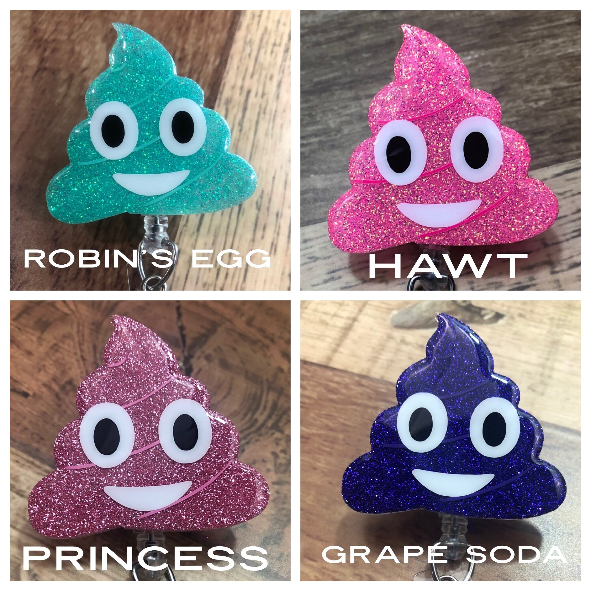 Poop Emoji Badge Reel Stomach Gastroenterology Endoscopy | Etsy