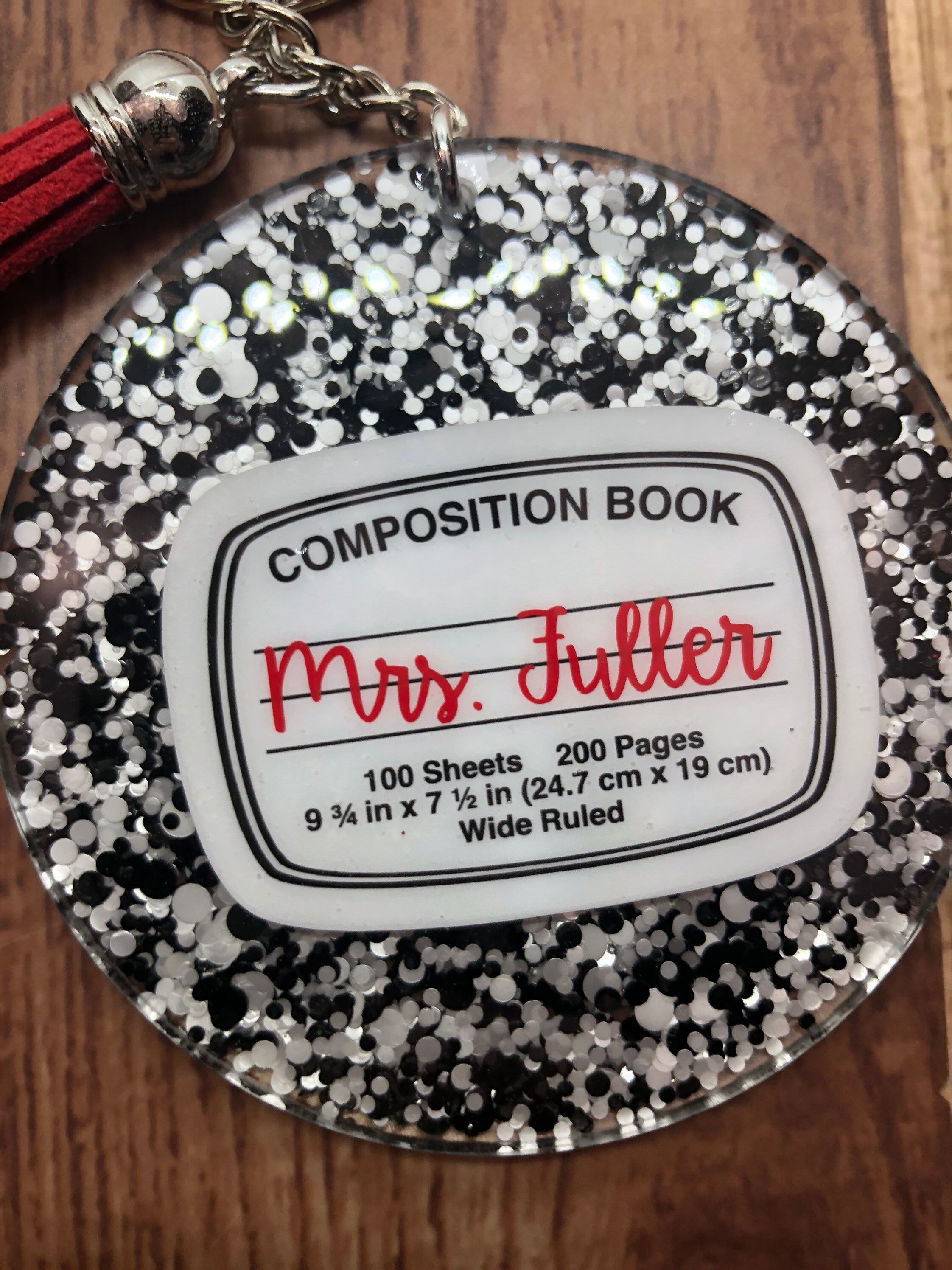 Personalized Composition Notebook Writing Book Teacher Gift | Etsy