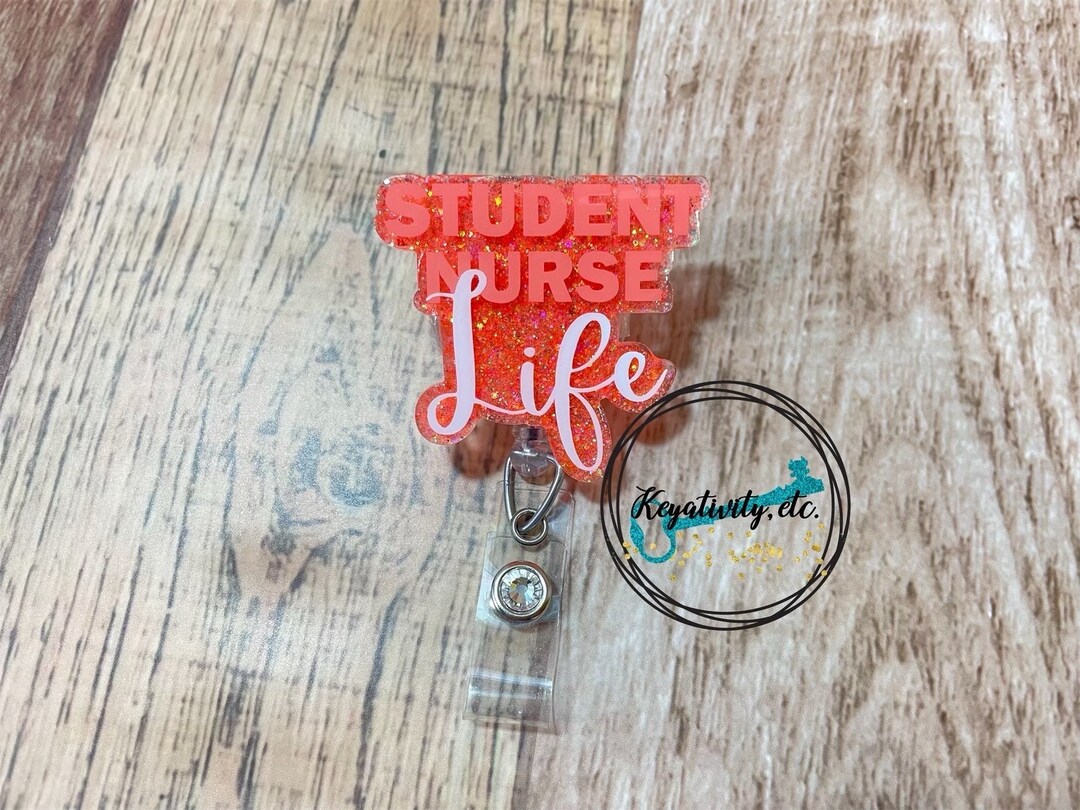 Student Nurse Life Badge Reel • Student Nursing RN Training Intern ...