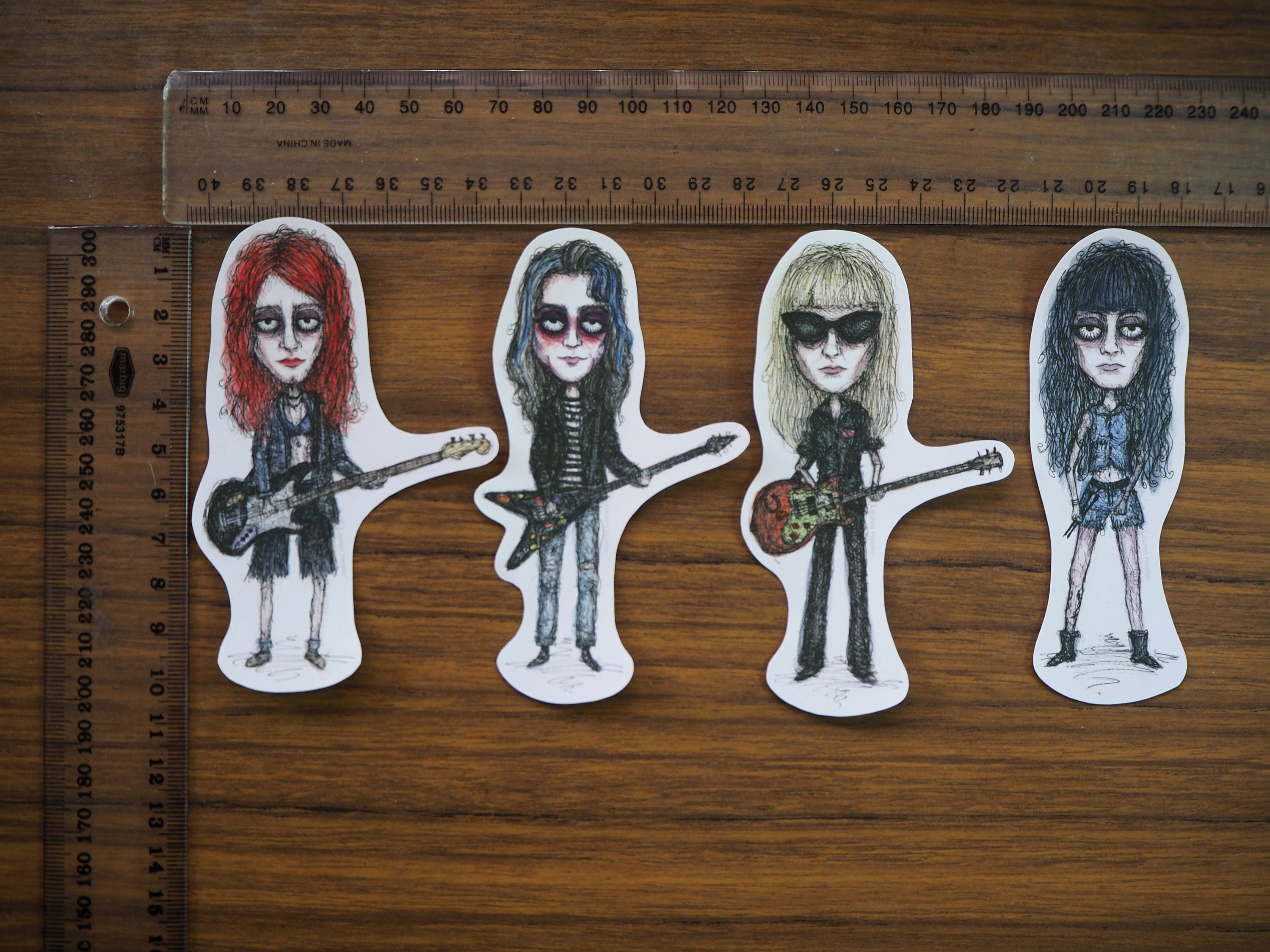 L7 Band Sticker Pack Donita Sparks Jennifer Finch Suzi | Etsy
