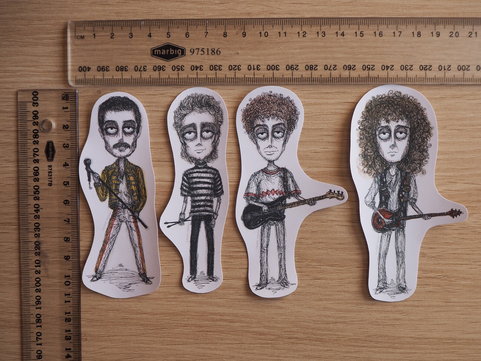 Queen Sticker Pack - Freddie Mercury, Brian May, Roger Taylor, John ...