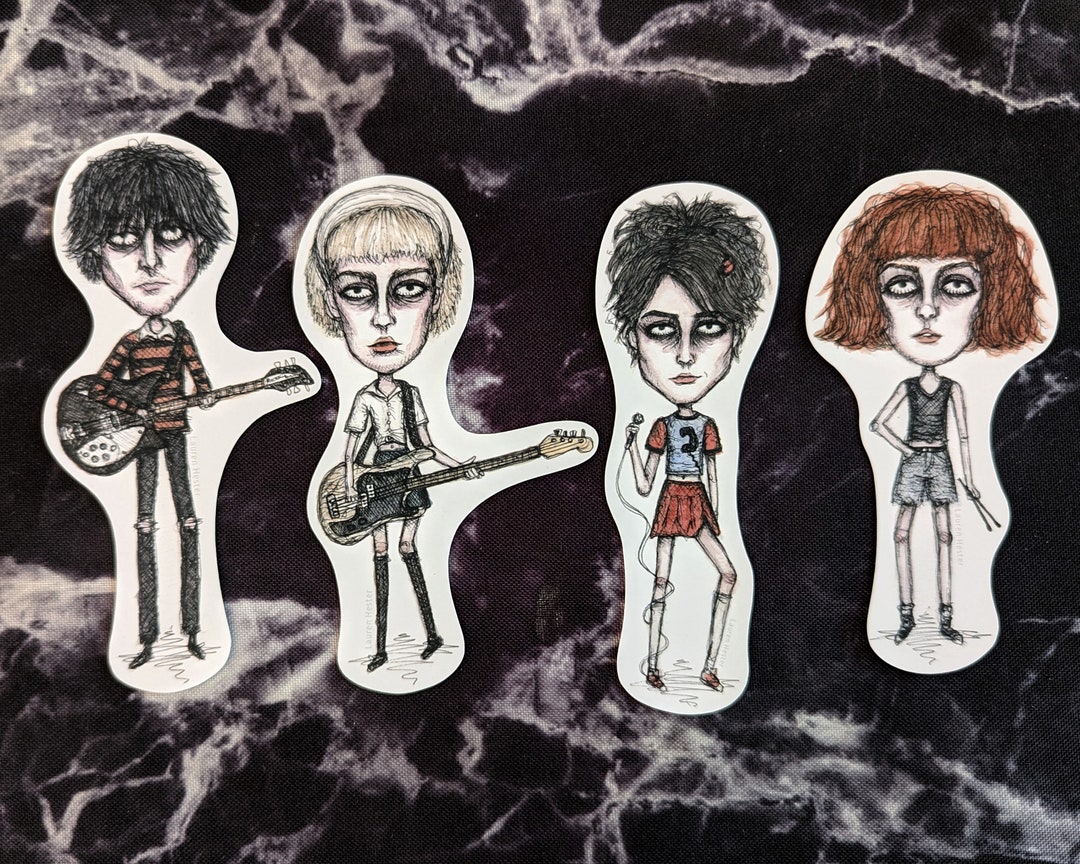 Bikini Kill Sticker Pack – Kathleen Hanna, Tobi Vail, Kathi Wilcox ...