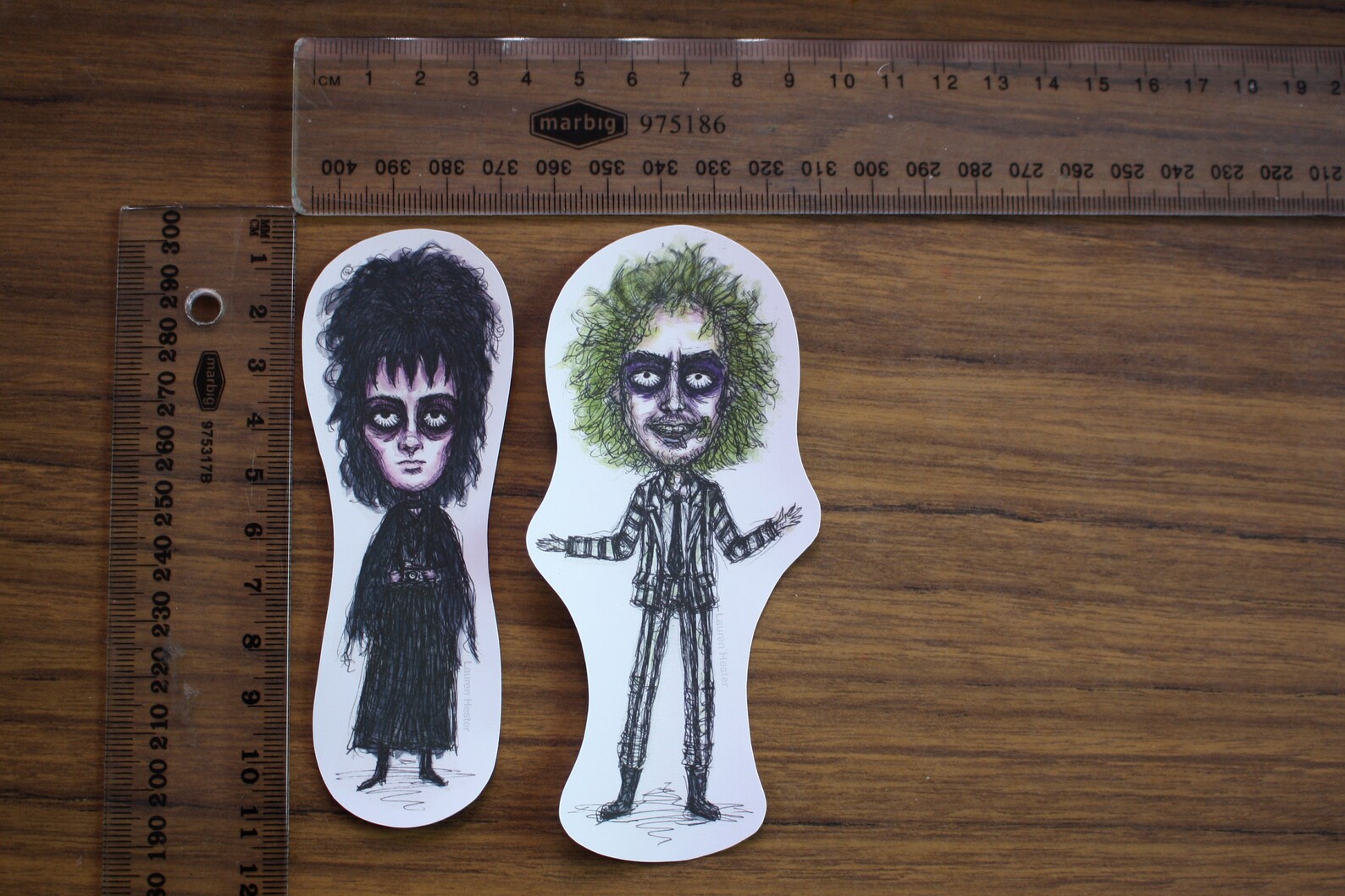 Beetlejuice Sticker Pack - Betelgeuse, Lydia Deetz - Vinyl Stickers ...