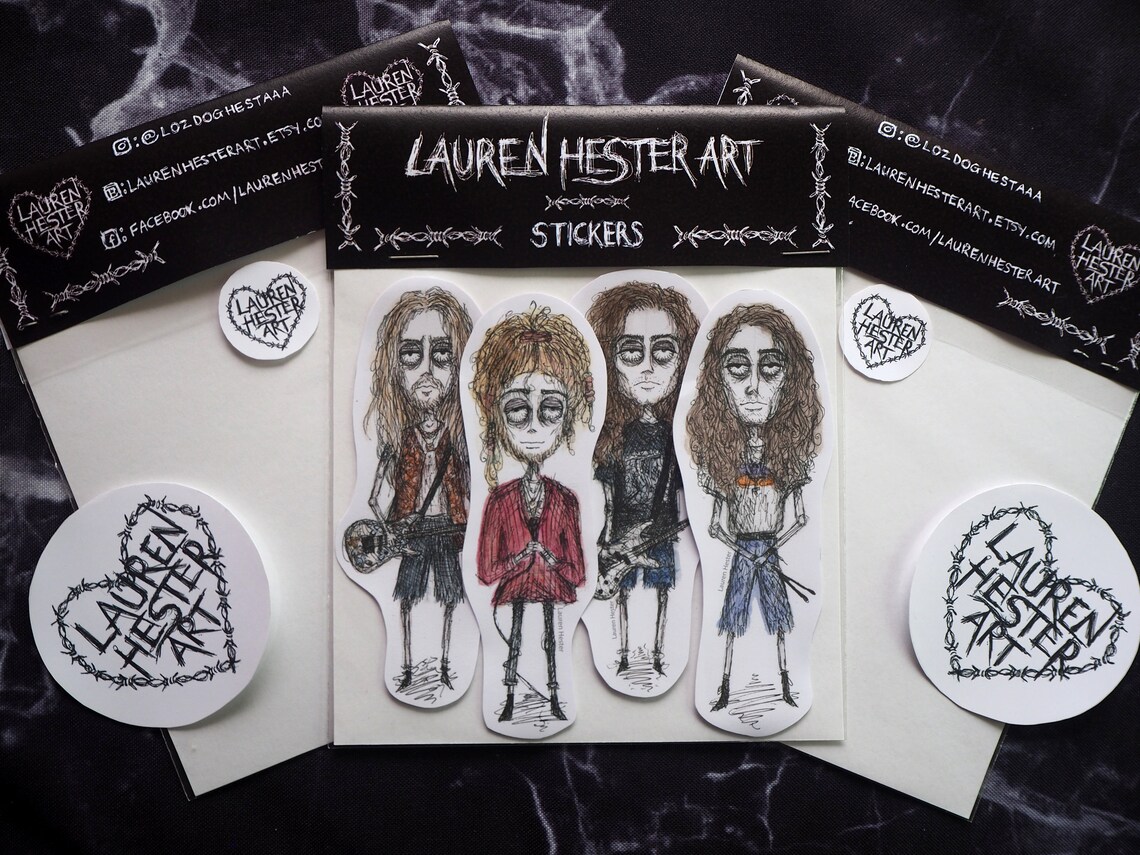 Alice in Chains Sticker Pack Layne Staley Jerry Cantrell - Etsy