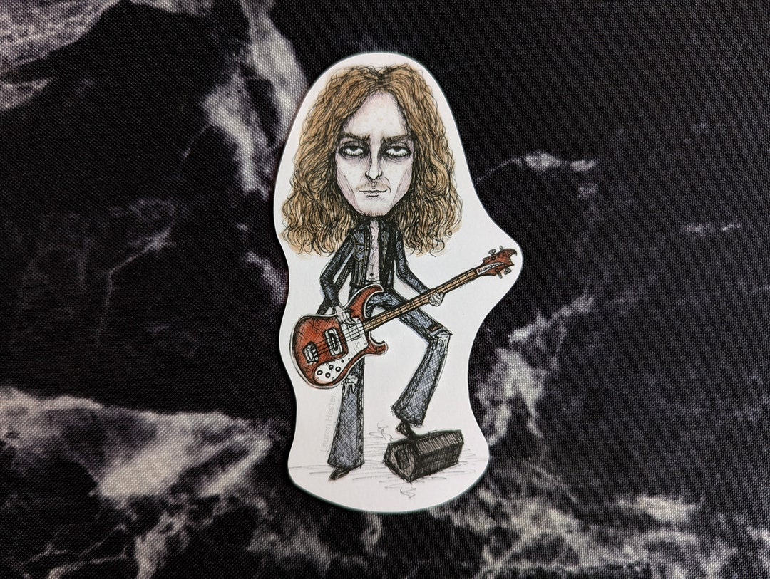 Cliff Burton Sticker – Metallica – Vinyl Stickers, 80s Thrash Heavy ...