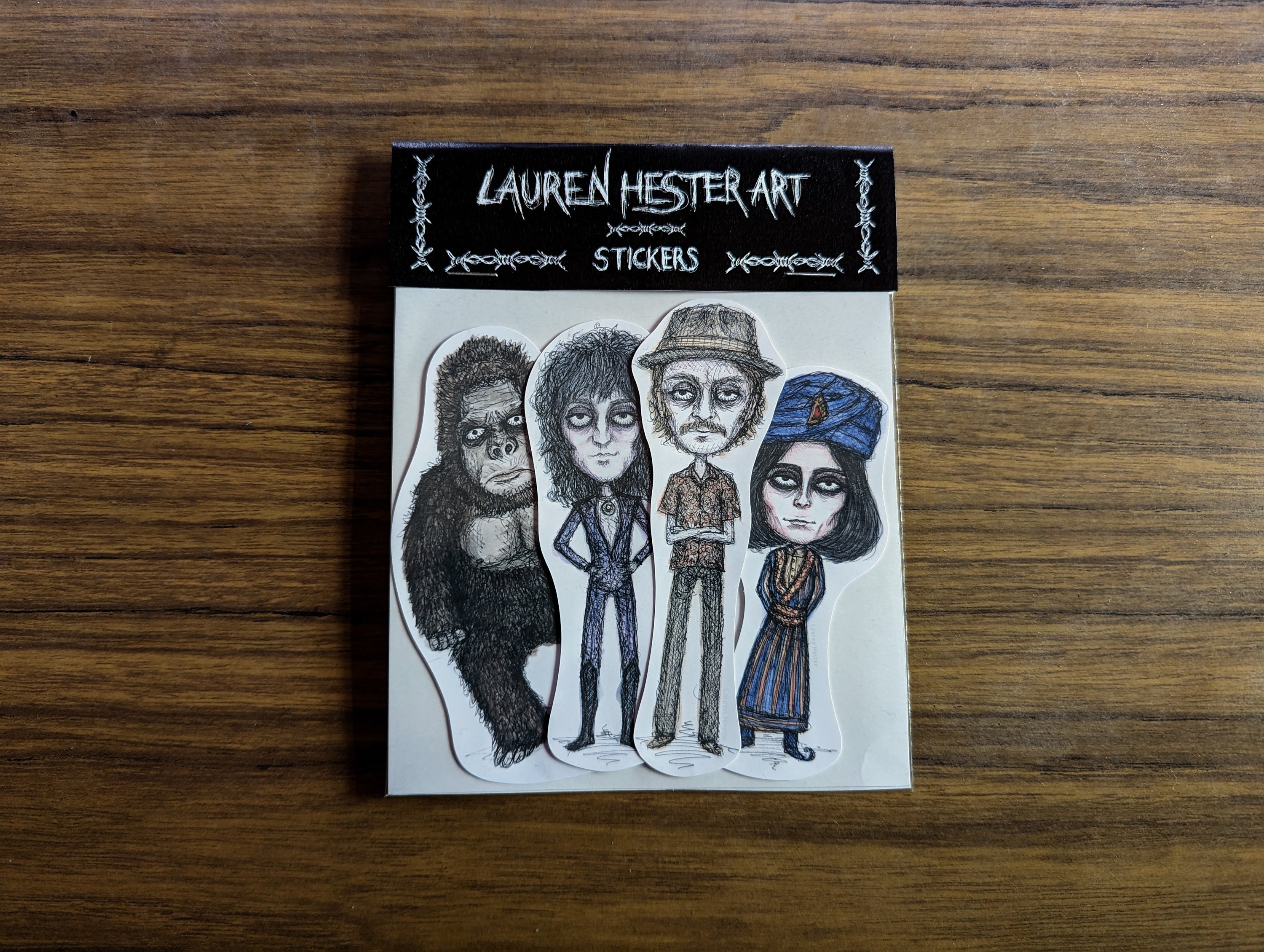 Mighty Boosh Full Sticker Pack Vince Noir, Howard Moon, Naboo, Bollo ...