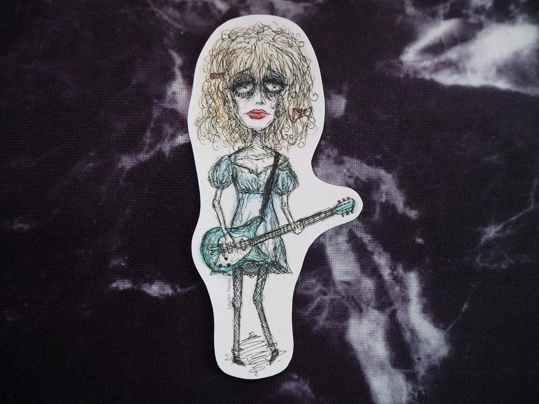 Courtney Love Sticker - Hole Band - Vinyl Stickers, 90s Grunge Riot ...