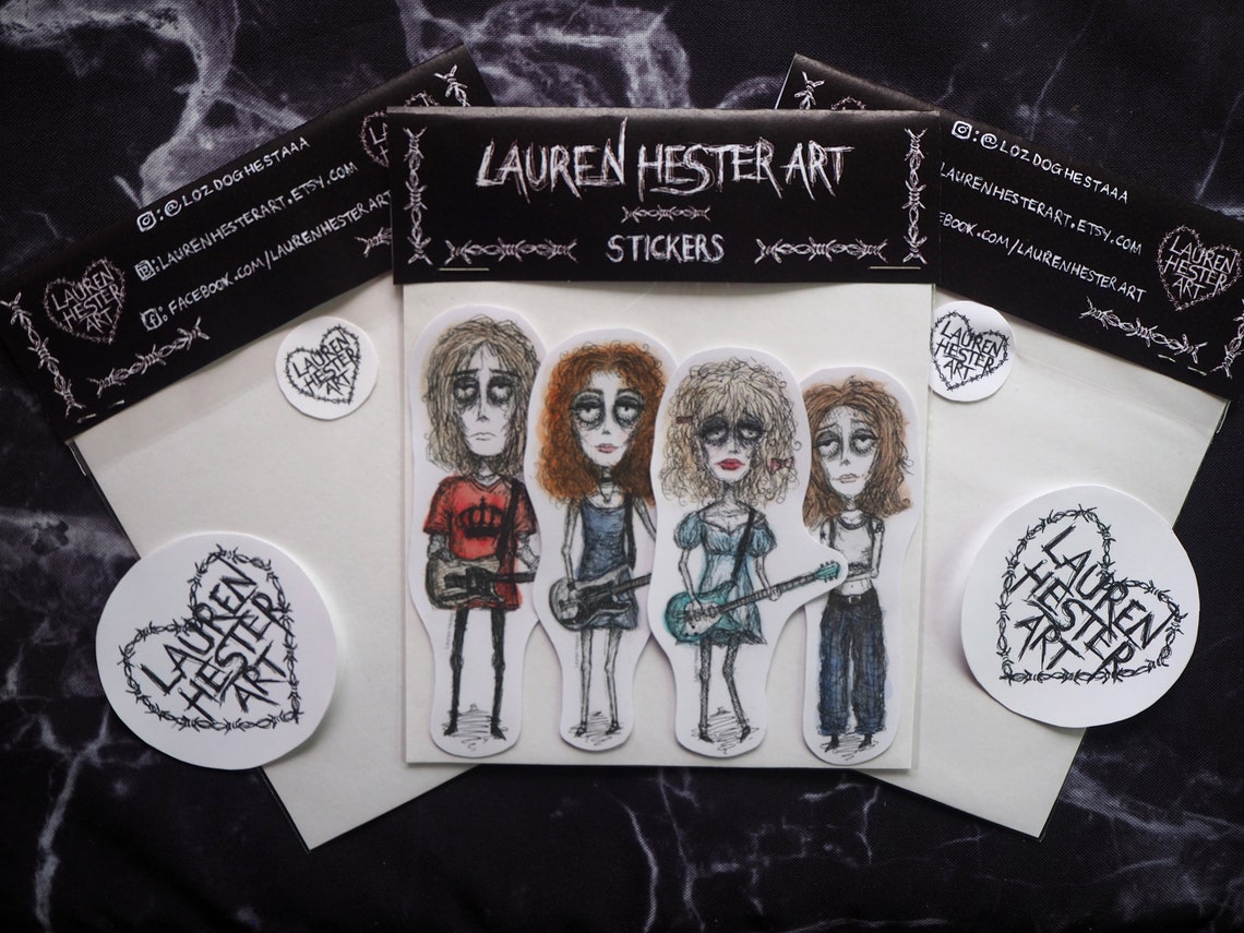 Courtney Love Sticker Hole Band Vinyl Stickers 90s Grunge | Etsy UK