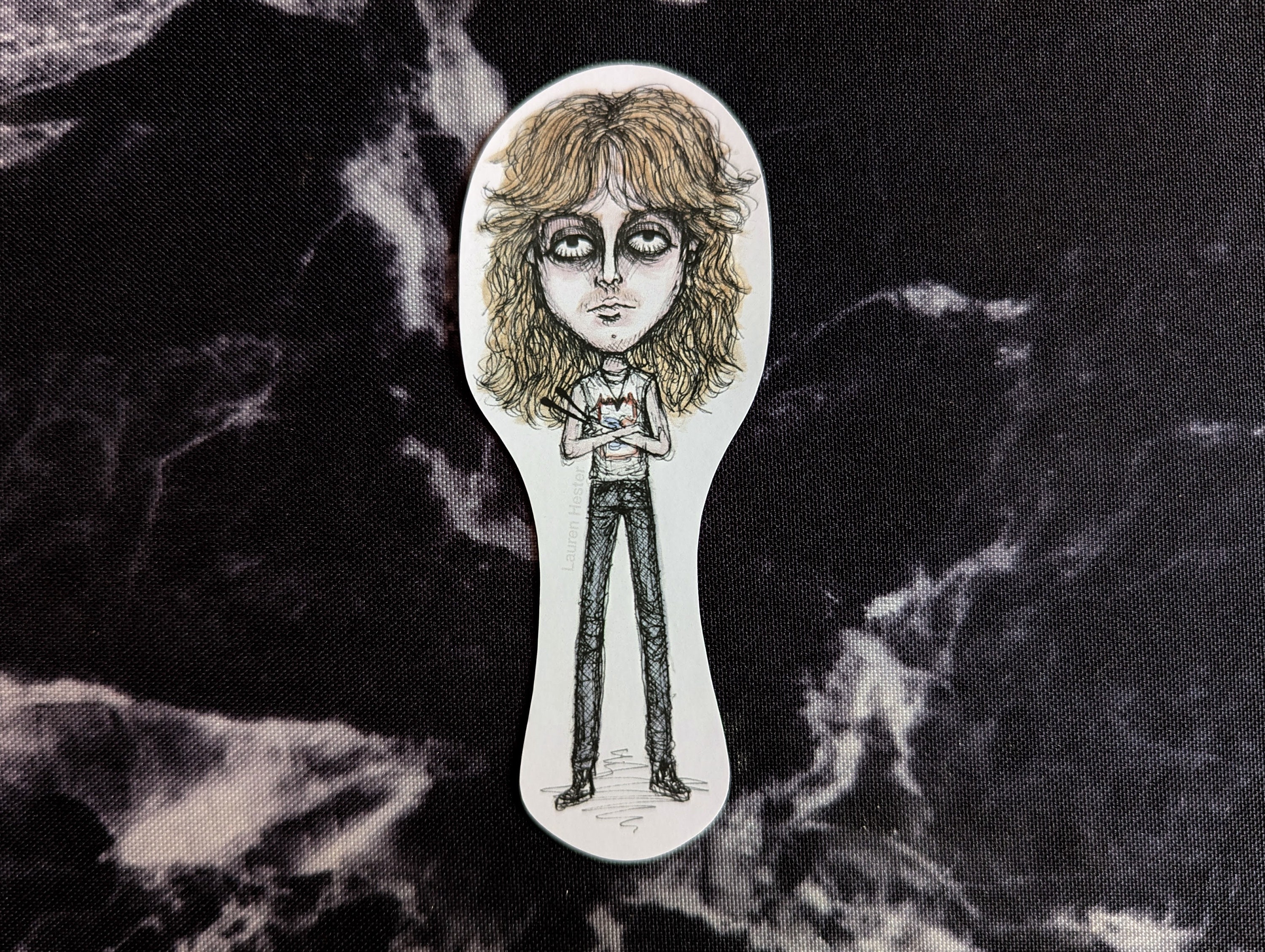 Lars Ulrich Sticker – Metallica – Vinyl Stickers, 80s Thrash Heavy ...