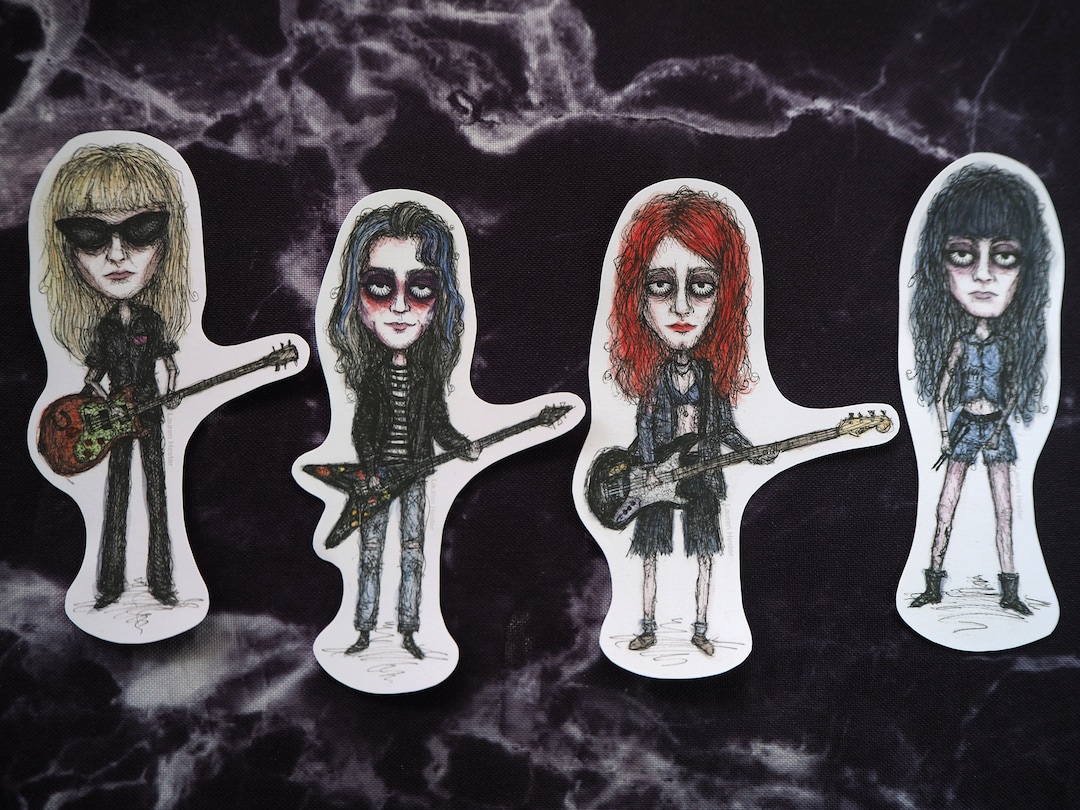 L7 Band Sticker Pack - Donita Sparks, Jennifer Finch, Suzi Gardner, Dee ...