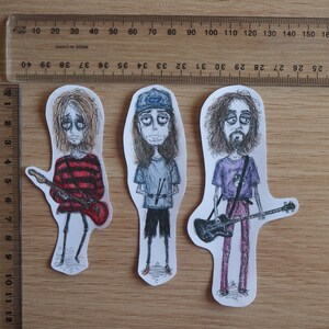 Nevermind Sticker Pack 90s Seattle Grunge Band Vinyl Stickers, Rock ...