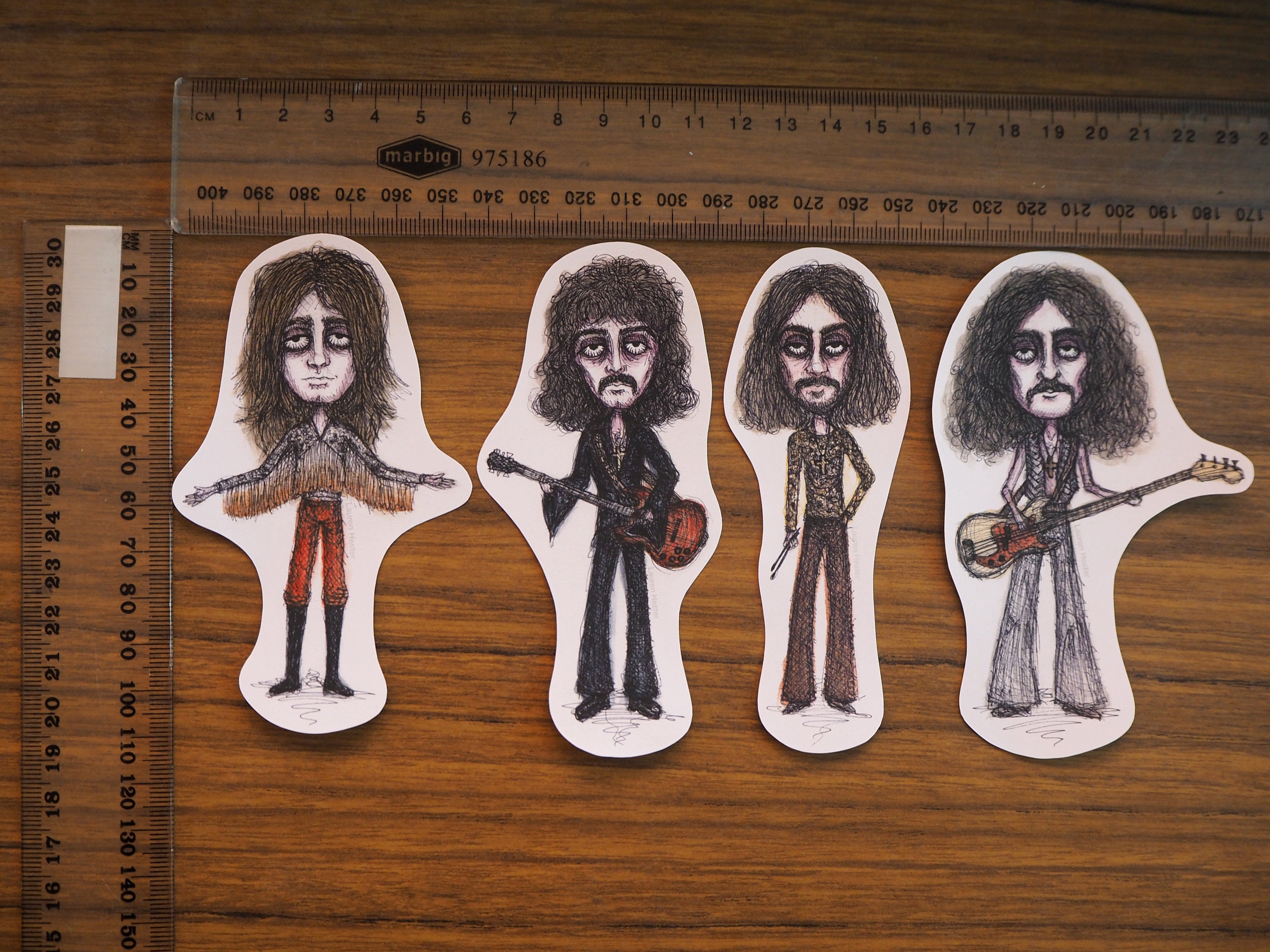 Black Sabbath Sticker Pack Ozzy Osbourne Tony Iommi Geezer | Etsy