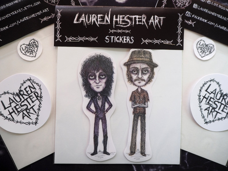 The Mighty Boosh Sticker Pack Vince Noir Howard Moon | Etsy