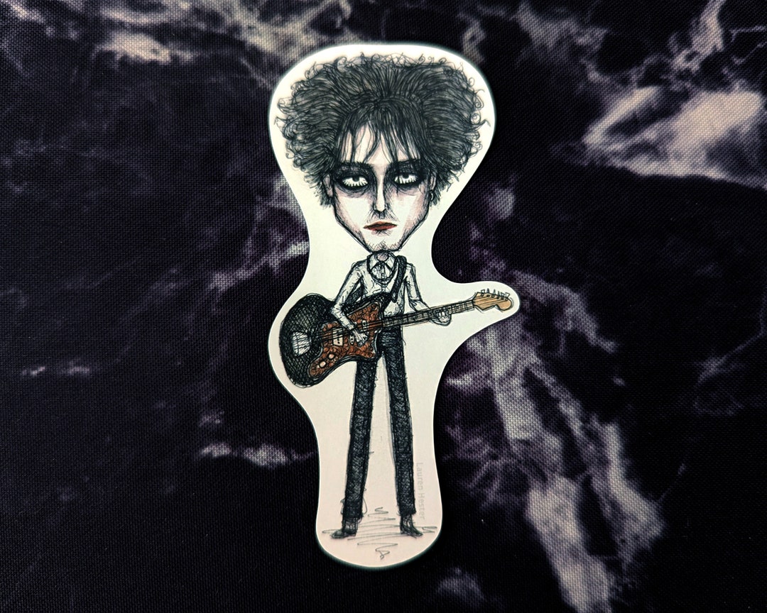 Robert Smith Sticker – the Cure – Vinyl Stickers, 80s Goth Post Punk ...