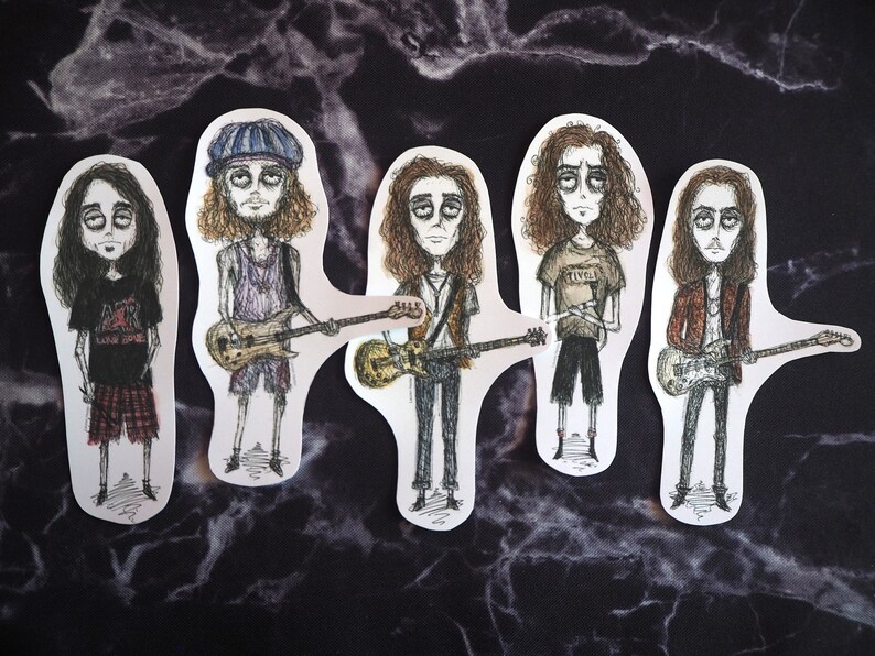 PJ Sticker Pack 90s Seattle Grunge Band Vinyl Stickers | Etsy