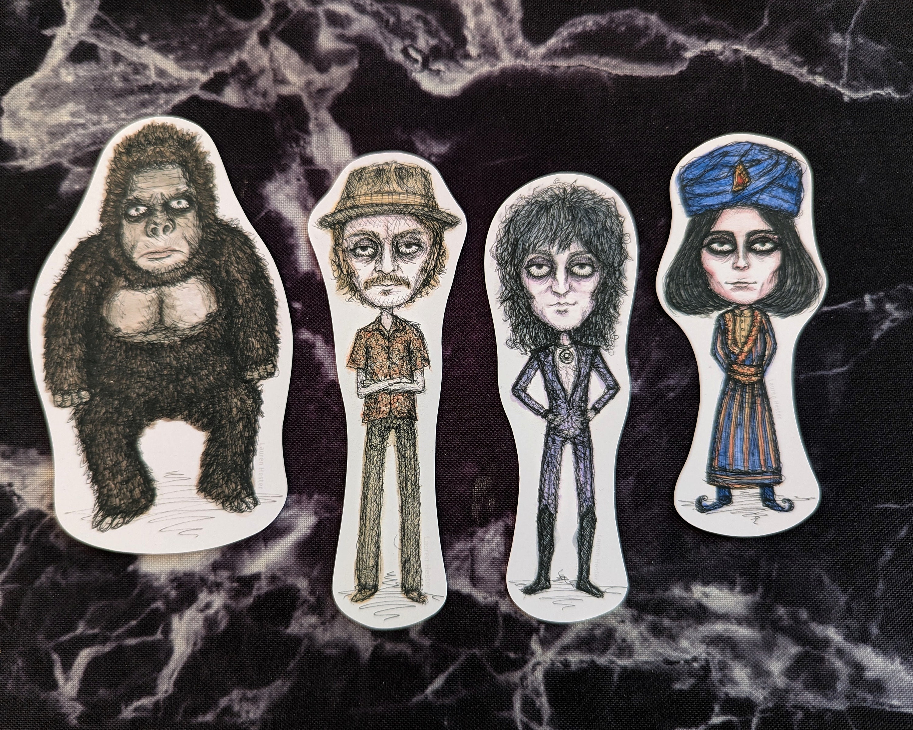 Mighty Boosh Full Sticker Pack Vince Noir, Howard Moon, Naboo, Bollo ...