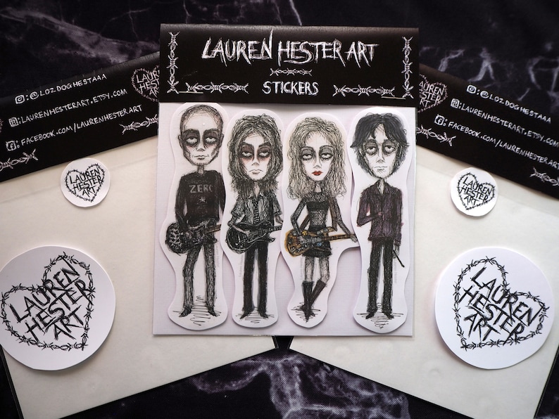 Smashing Pumpkins Sticker Set Billy Corgan James Iha Jimmy - Etsy