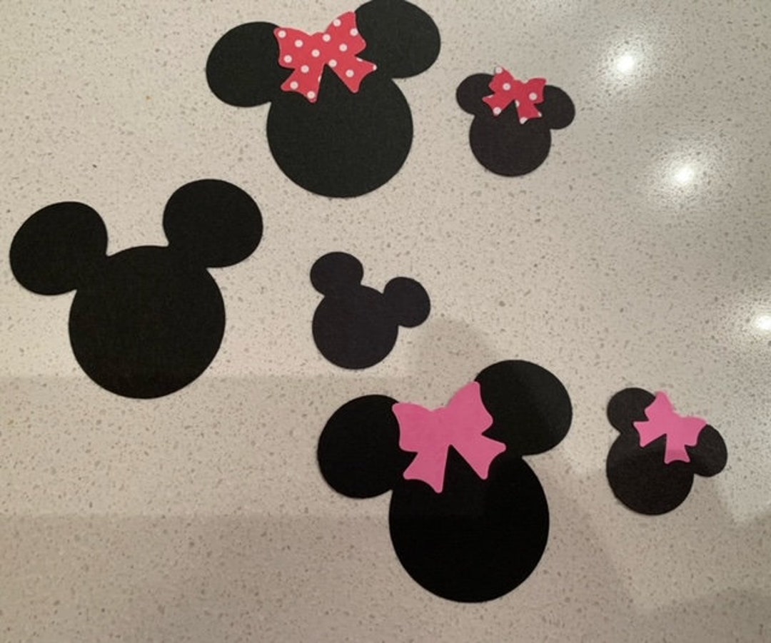 2 Sizes Handmade Paper Mouse Head Cut Outs - Etsy