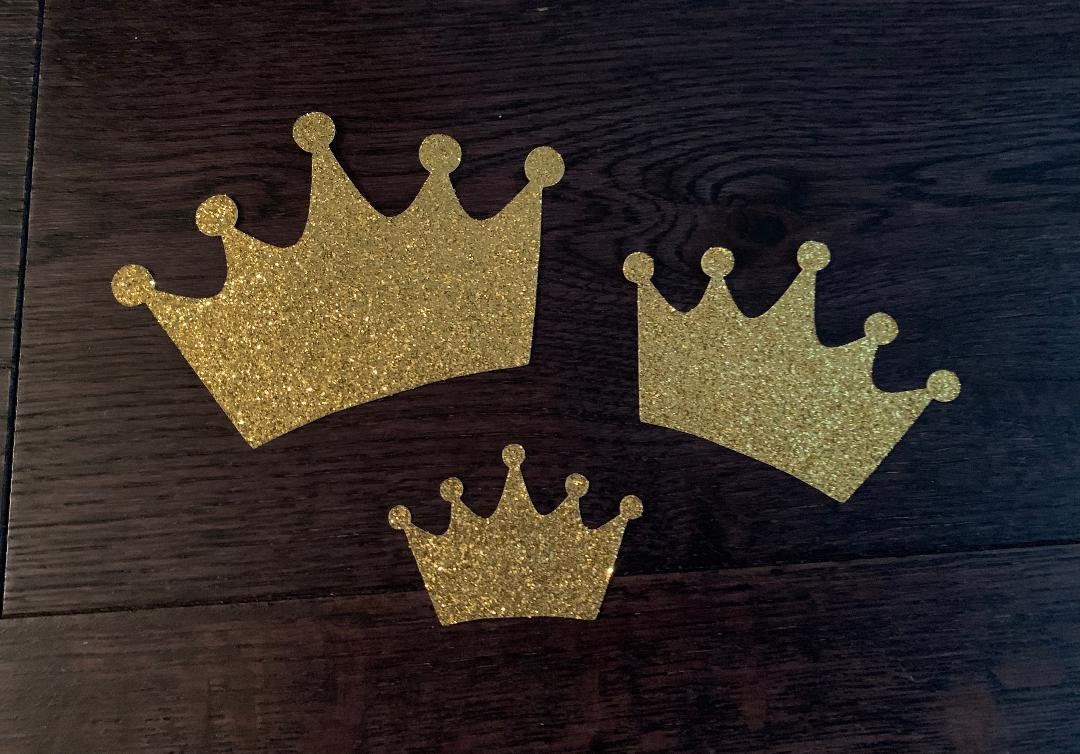 Glitter Cardstock Paper Crowns - 3 Sizes - Etsy