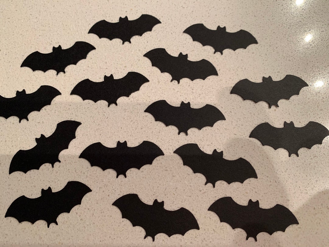 40 Handmade Paper Bat Cut Outs - Etsy Canada