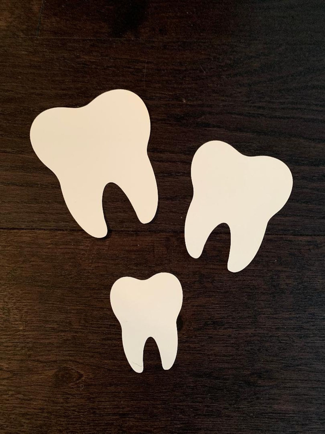 Cardstock Paper Tooth Cut Outs - 3 Sizes - Etsy