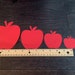 Cardstock Paper Apple Cut Outs - 5 Sizes - Etsy