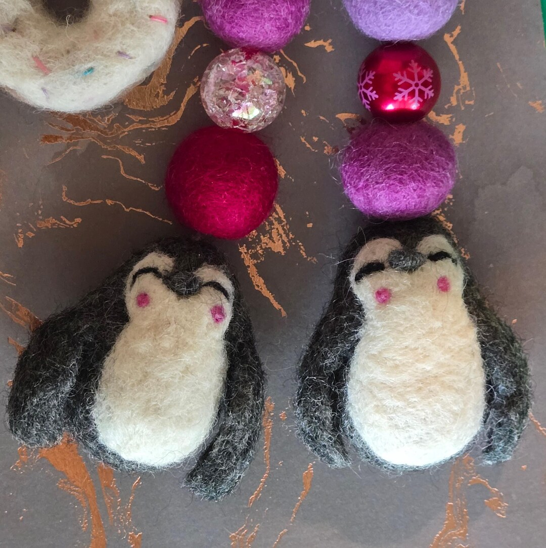 Keychains - Set 3 - Felt Rainbow Donut Penguin - Etsy