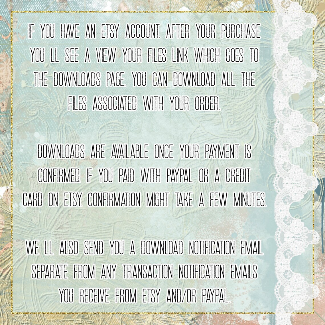 Slate Blue Lace on TOP Paper Pack: 15 Page Color Textured | Etsy