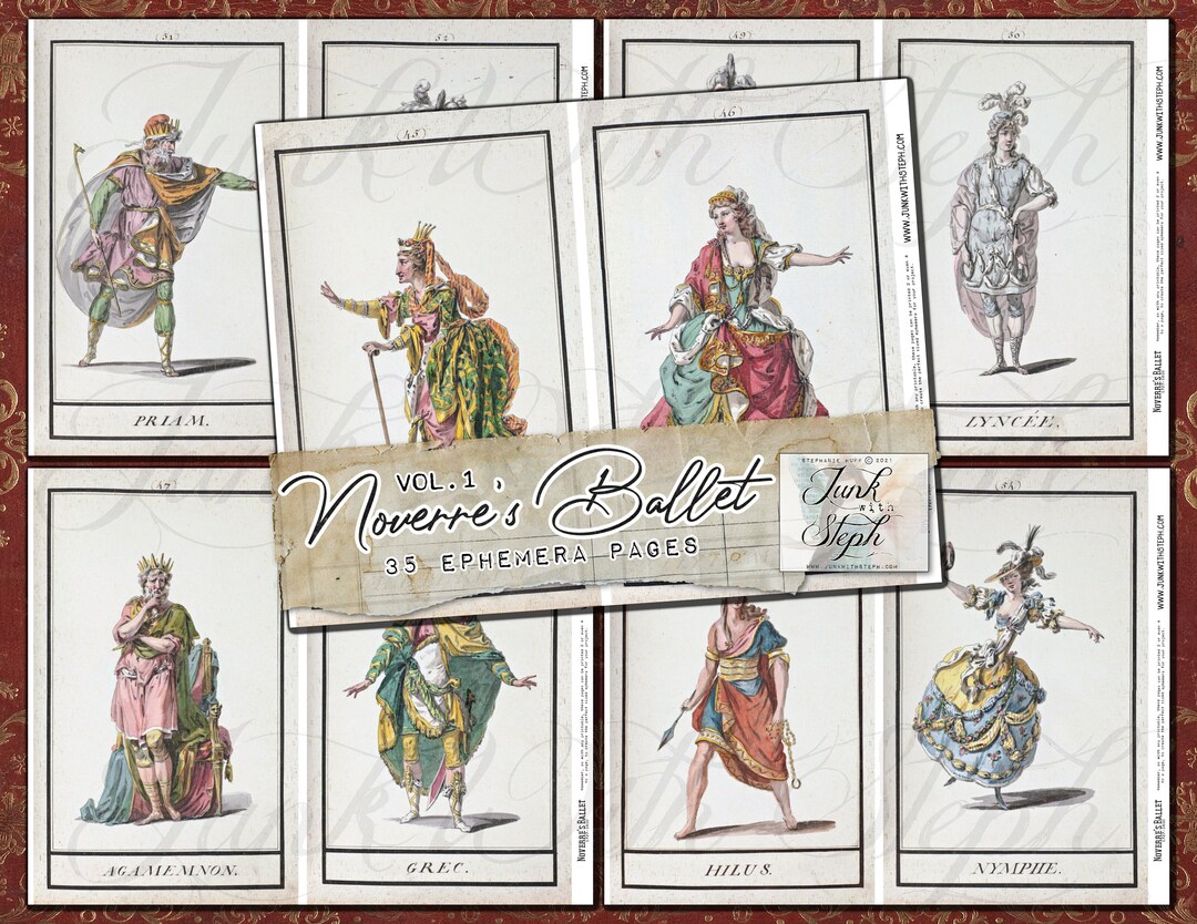 Noverre's Ballet - Volume 1 - 35 Pages of Ephemera, 70+ Separate ...