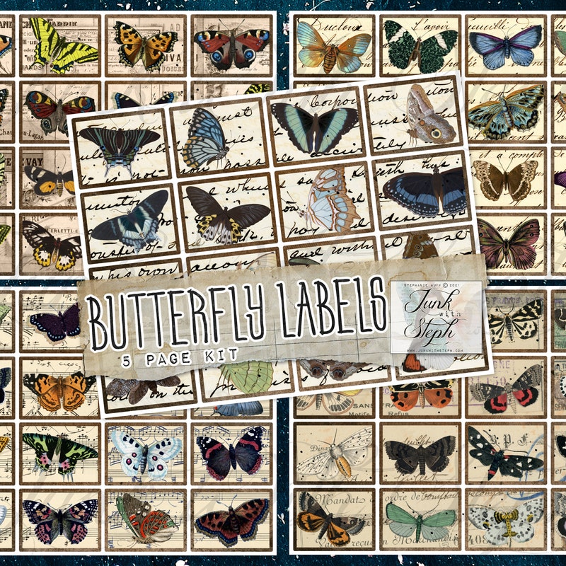 Butterfly Label - Etsy