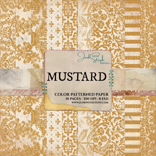 Mustard Yellow Gray - Etsy