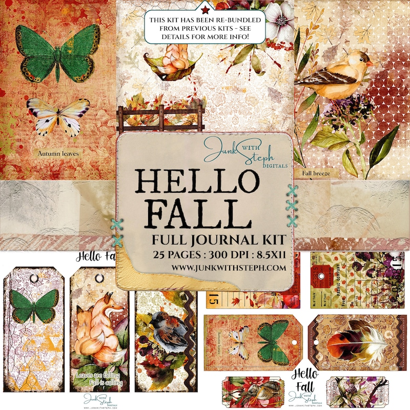 Fall Mixed Media Canvas - Etsy