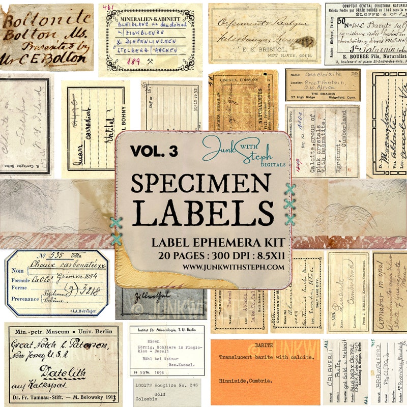 Herbarium Label - Etsy