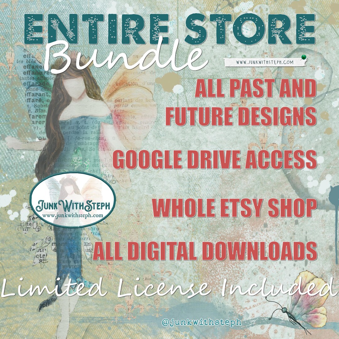 Entire Store Bundle, All Past and Future Designs, LIMITED Use License ...