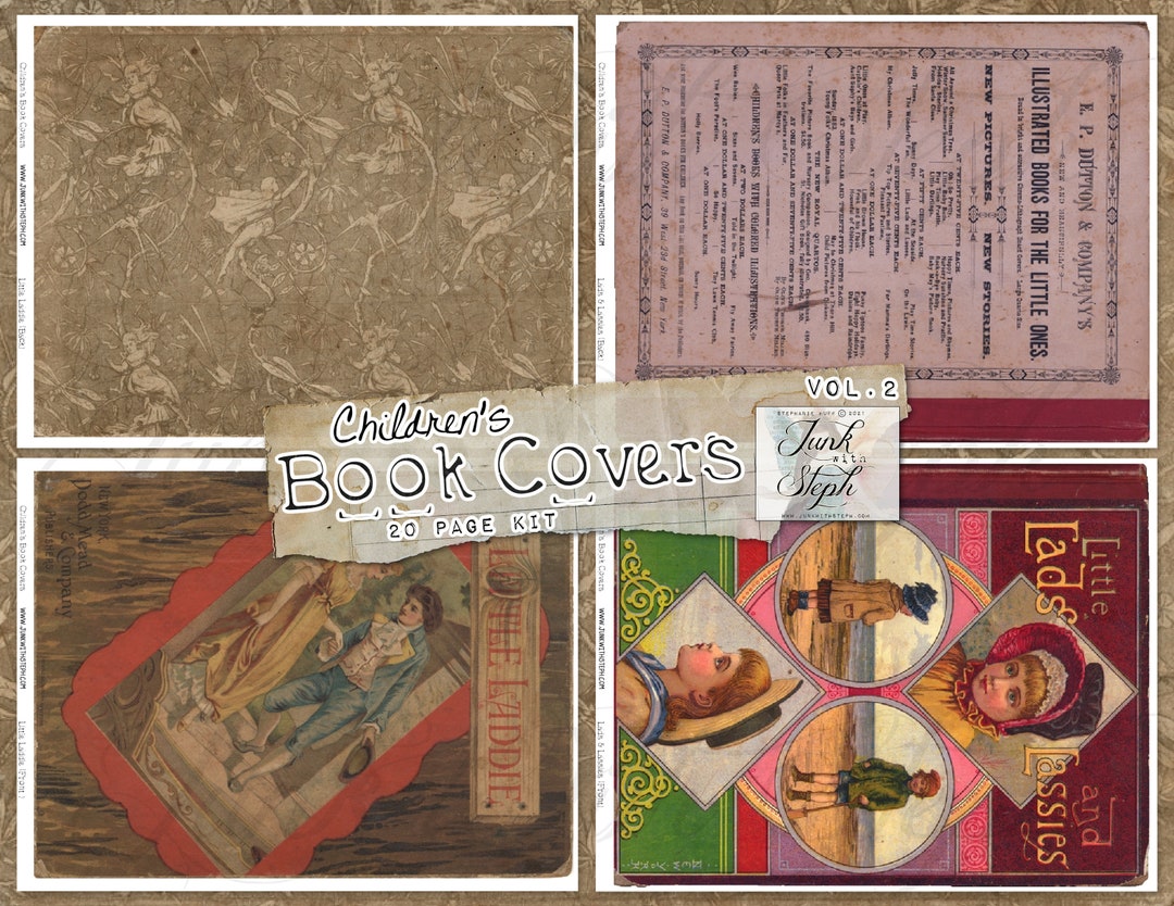 Children's Book Covers Vol. 2 - 20 Pages of Beautifully Illustrated and ...