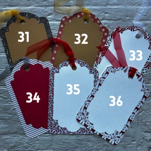 Extra Large Holiday Gift Tags Assortment of Designs Large Gift Wrap ...