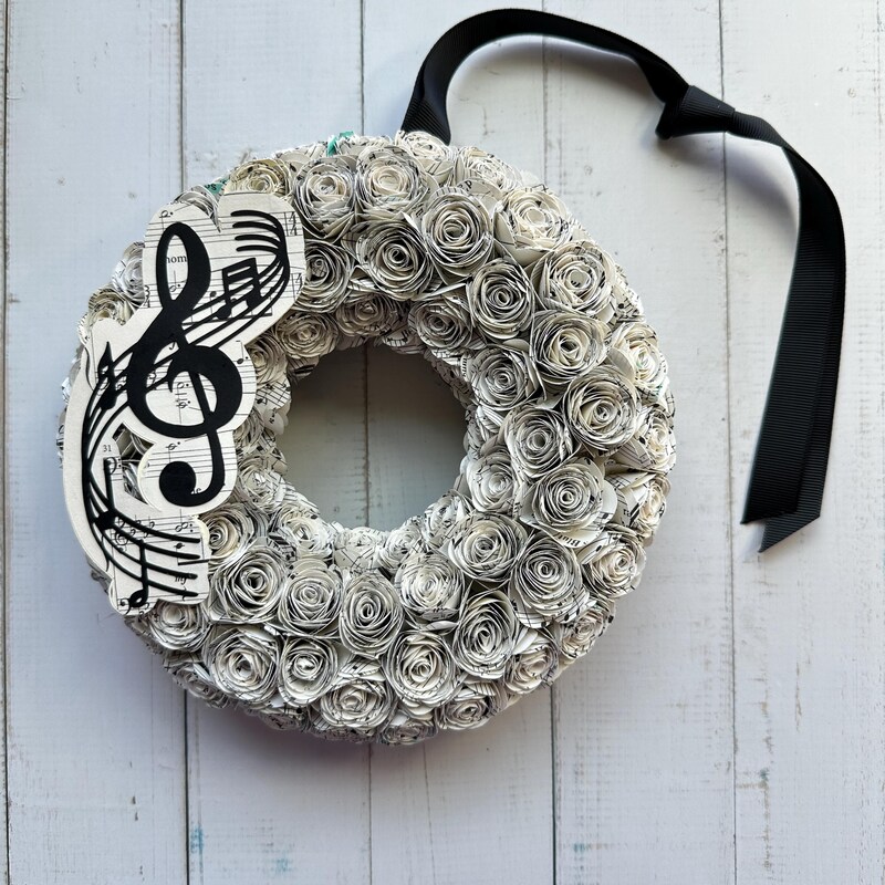 Musical Notes Wreath - Etsy