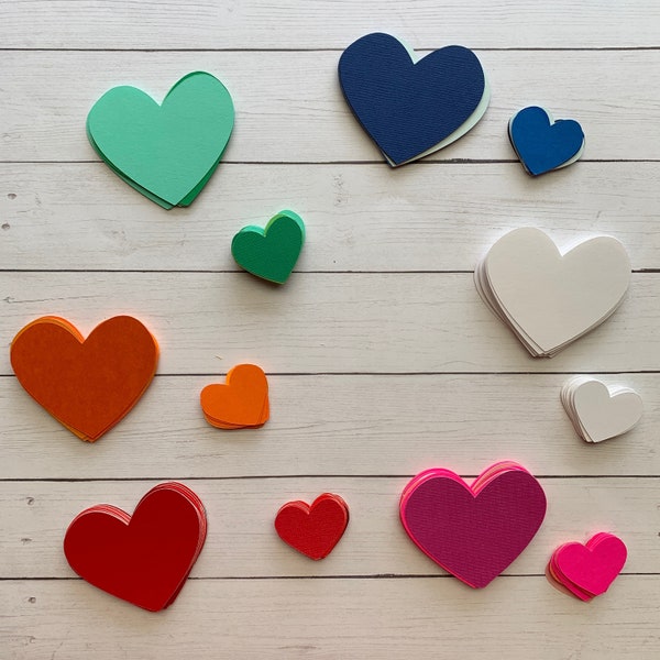 Paper Heart Cutouts - Etsy