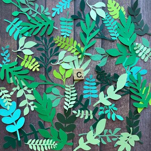 Leaves and Vines Paper Cutouts Card Making Leaf - Etsy