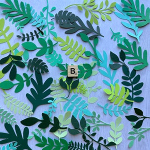 Leaves and Vines Paper Cutouts Card Making Leaf - Etsy