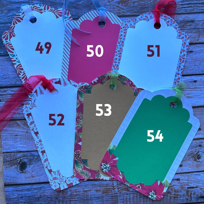 Extra Large Holiday Gift Tags Assortment of Designs Large - Etsy