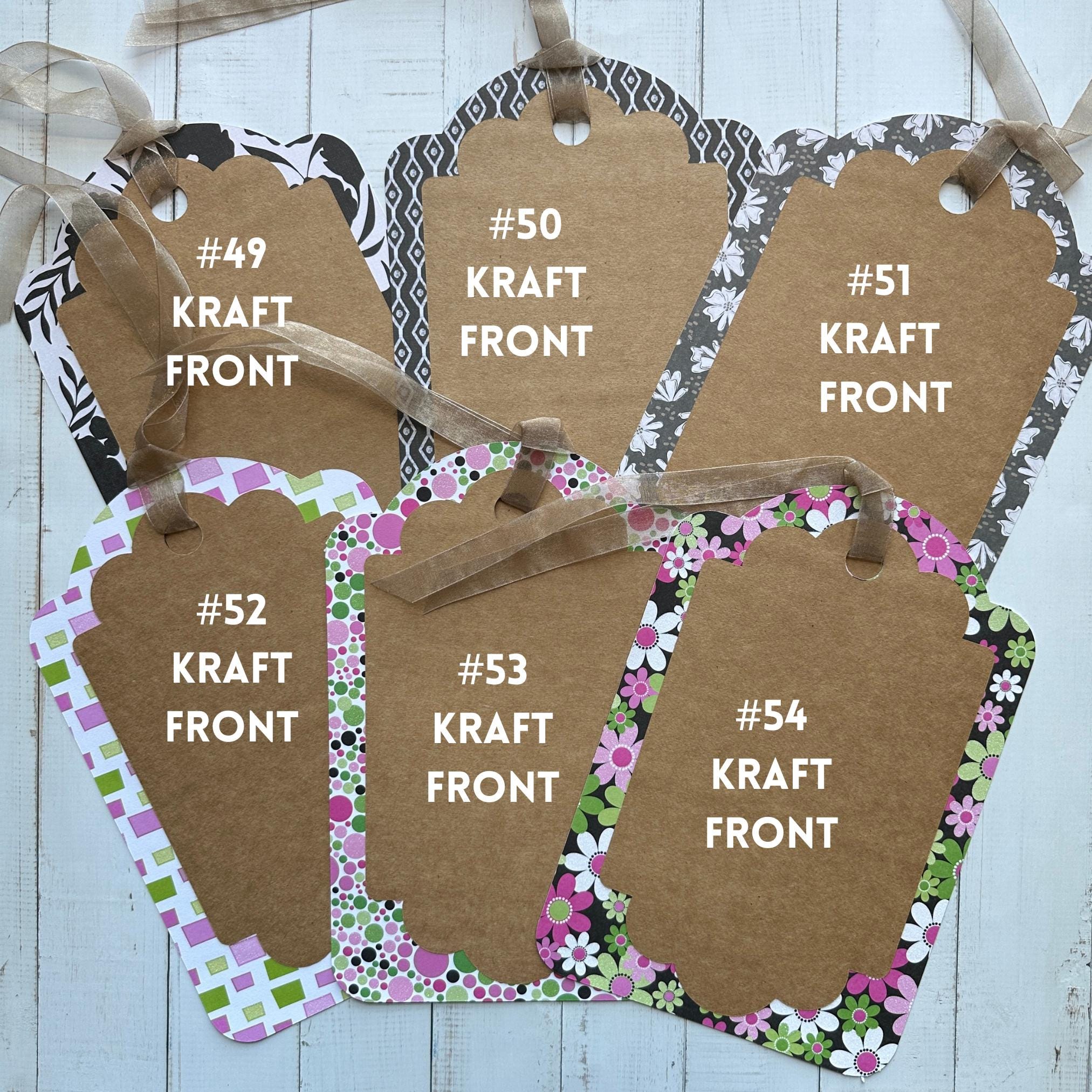 Extra Large Christmas Gift Tags – Shimmer Ribbon, Cardstock Designs - Etsy