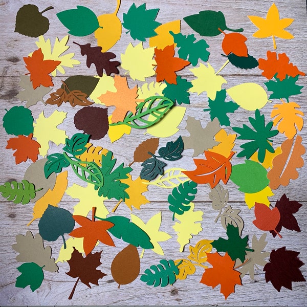 Autumn Leaf Cutouts - Etsy