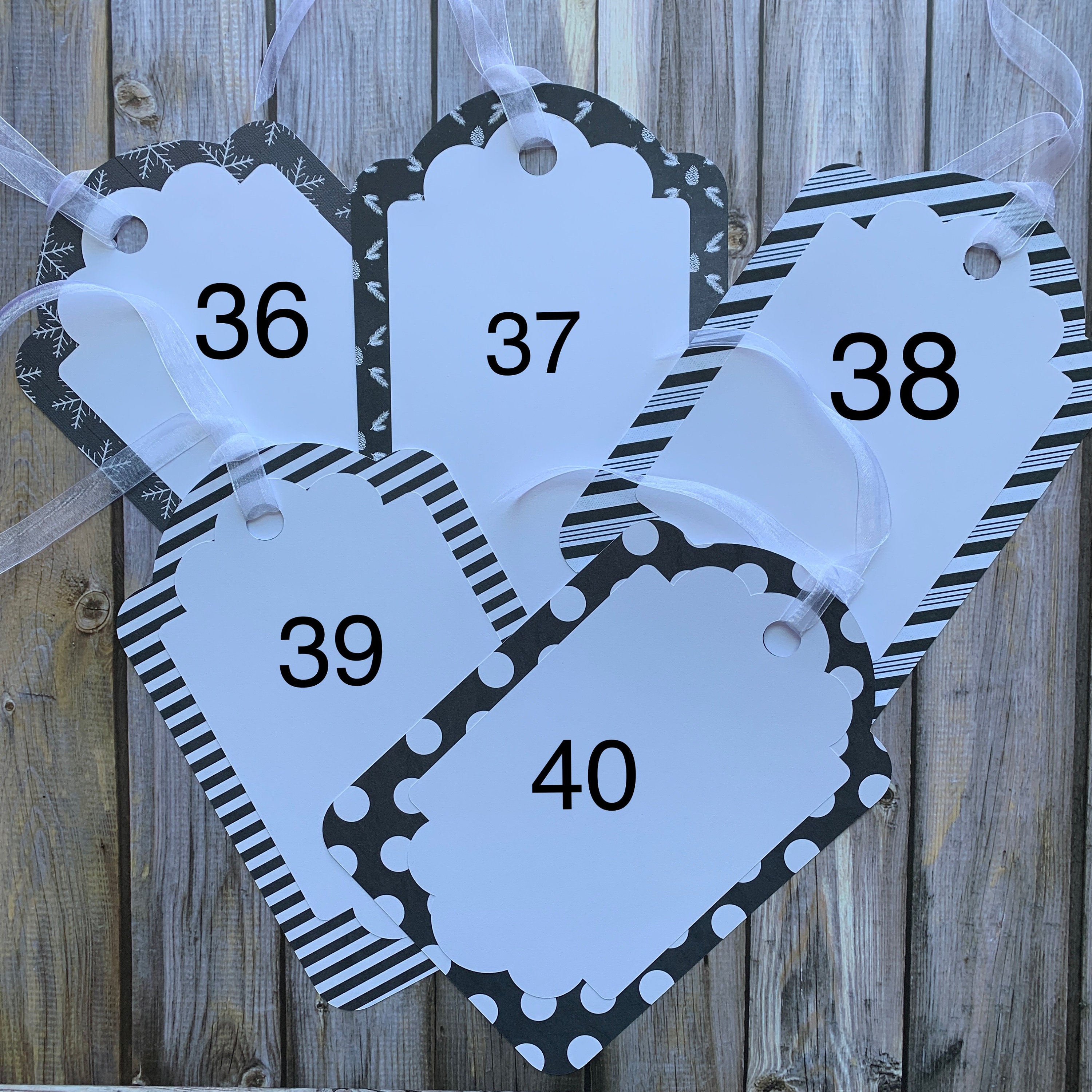 Extra Large Holiday Gift Tags Assortment of Designs Large - Etsy