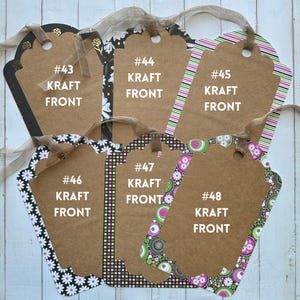 Extra Large Christmas Gift Tags – Shimmer Ribbon, Cardstock Designs - Etsy