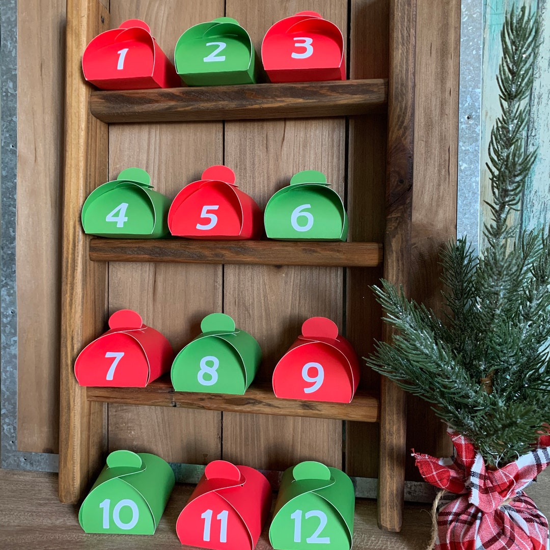 Christmas Advent Calendar Gift Boxes: DIY Set of 25 - Etsy