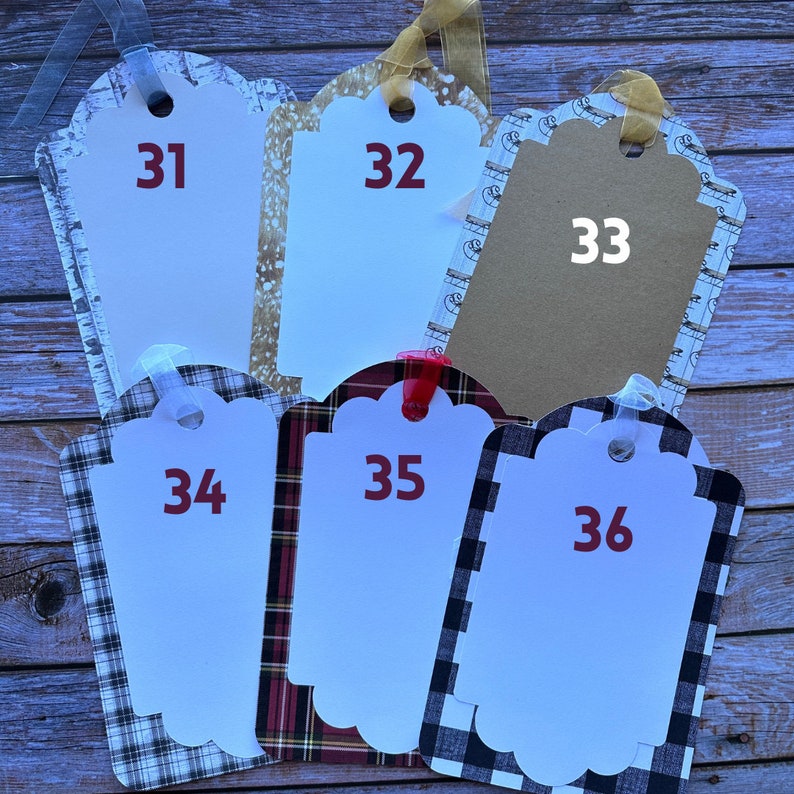 Extra Large Holiday Gift Tags Assortment of Designs Large - Etsy