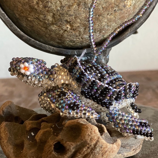 Beaded Turtle Keychain - Etsy